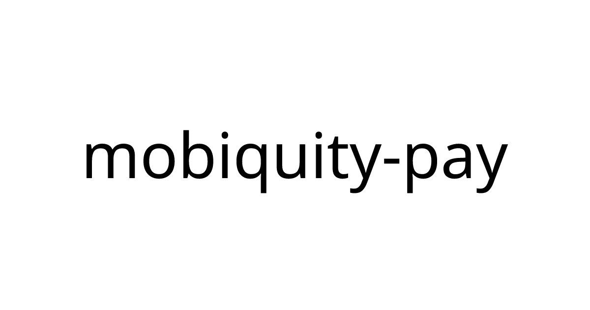 mobiquity Pay | TM Forum ODA Component Directory